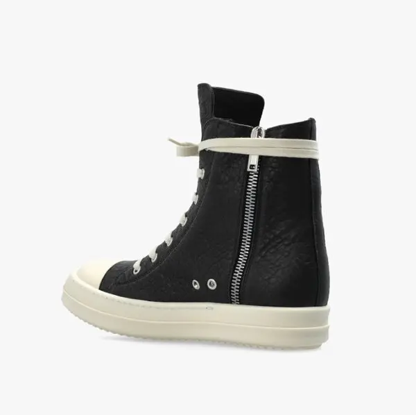 Rick Owens Round-toe High-top Casual Shoes