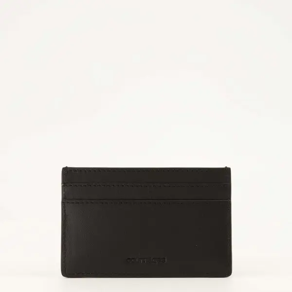 COURREGES Ac Logo-plaque Leather Cardholder