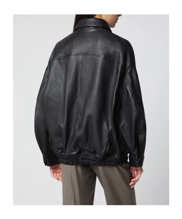 RÓHE Long Sleeve Leather Jacket