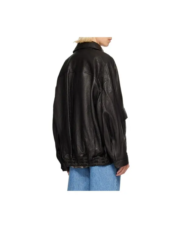 RÓHE Long Sleeve Leather Jacket