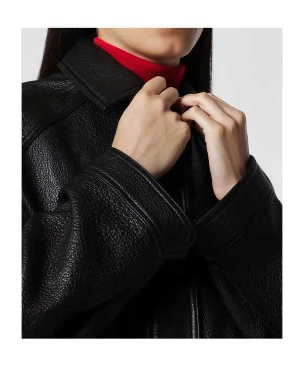 RÓHE Long Sleeve Leather Jacket