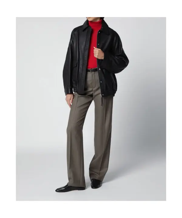RÓHE Long Sleeve Leather Jacket
