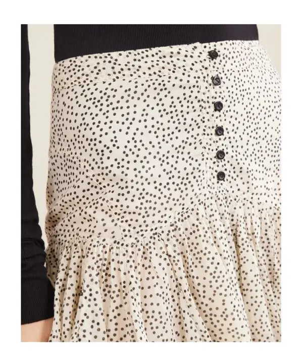 Isabel Marant Étoile Polka Dot Mini Skirt - White