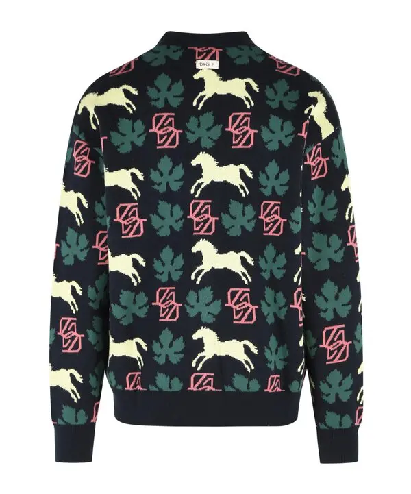Drole De Monsieur Button-front Knit Cardigan