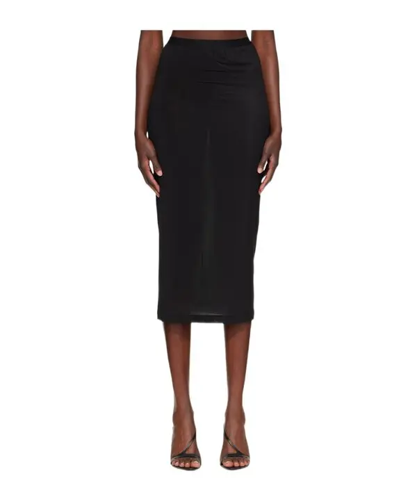 Wardrobe.NYC Stretchy Jersey Skirt - Black