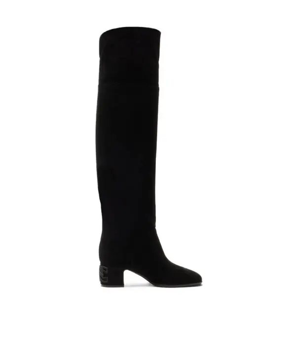 Casadei Muni Nomad 50mm Over-the-knee Boots - Black