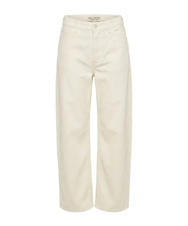 NILI LOTAN Casual Trousers With Belt Loops - White