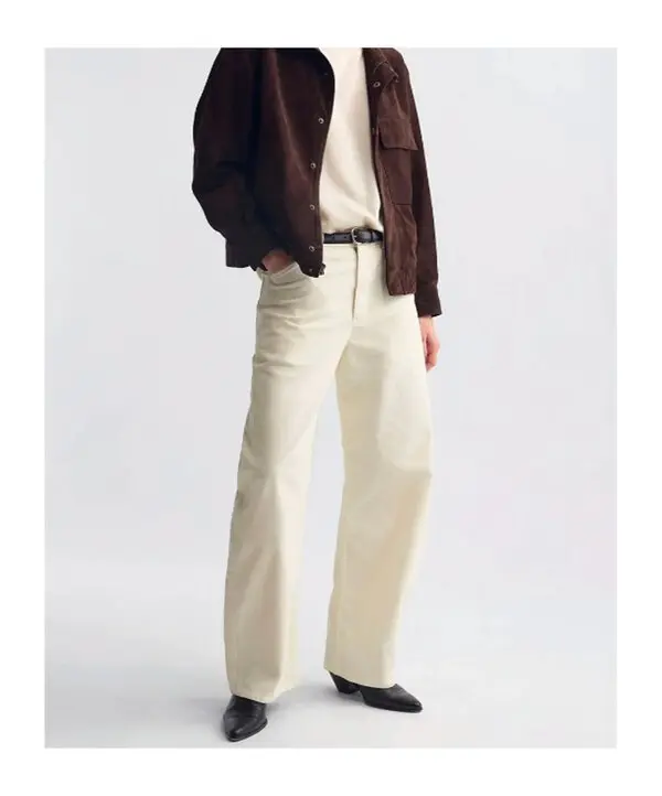 NILI LOTAN Wide-leg Full-length Trousers - White