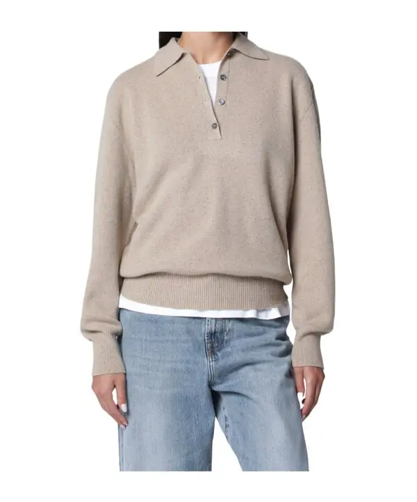 RÓHE Long-sleeved Polo Shirt