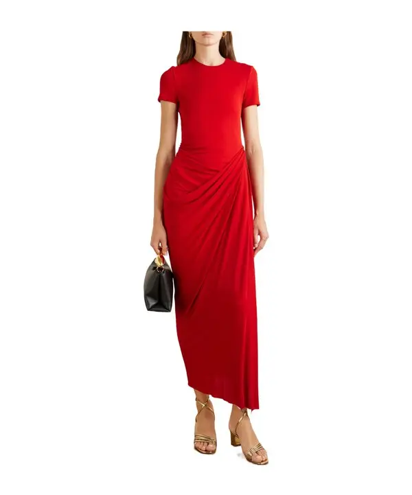 Erdem Crew Neck Short-sleeve Midi Dress