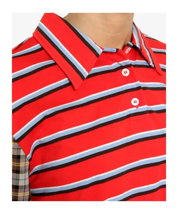 MSGM Striped Polo Shirt
