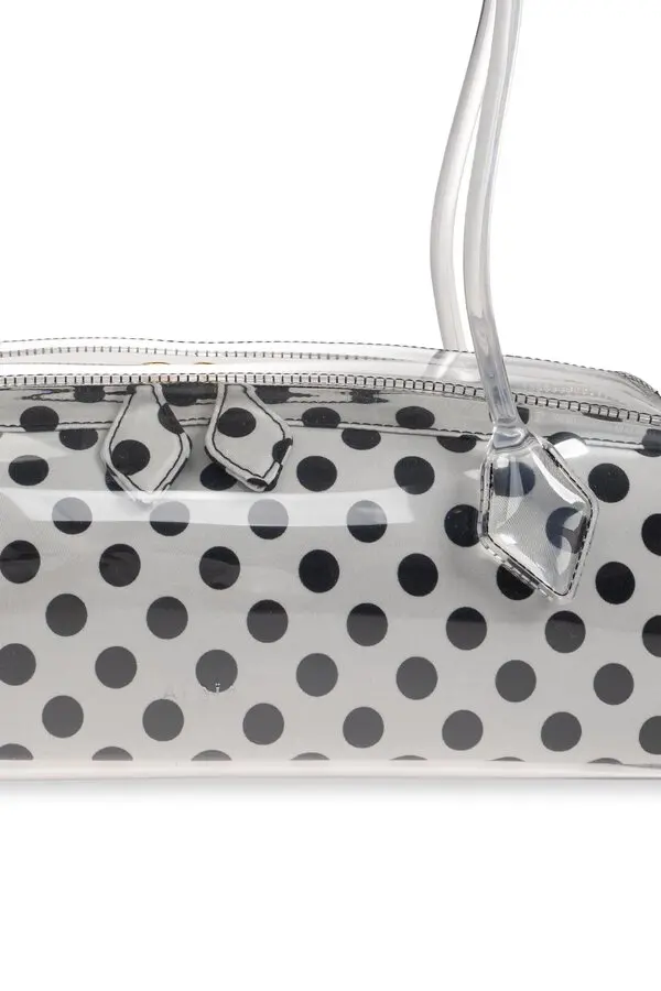 Alaïa Le Teckel Polka-dot Shoulder Bag