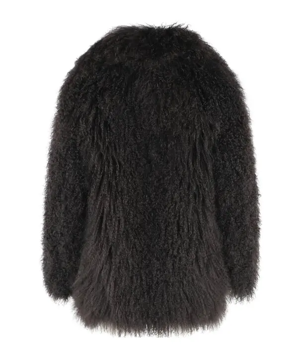 BLANCHA Long Sleeve Fur Jacket