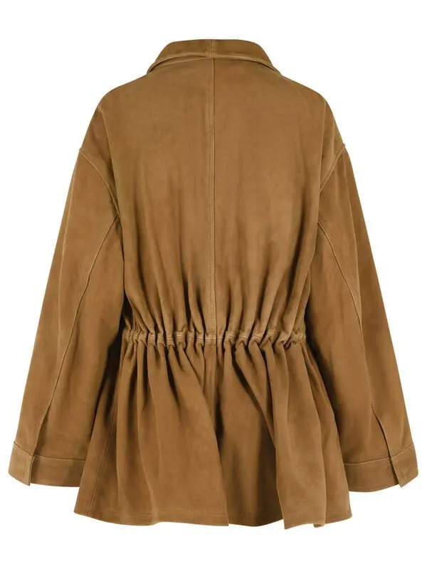 RÓHE Sculptural Suede Jacket