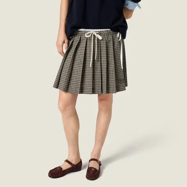 Miu Miu Suede Loafers With Buckle