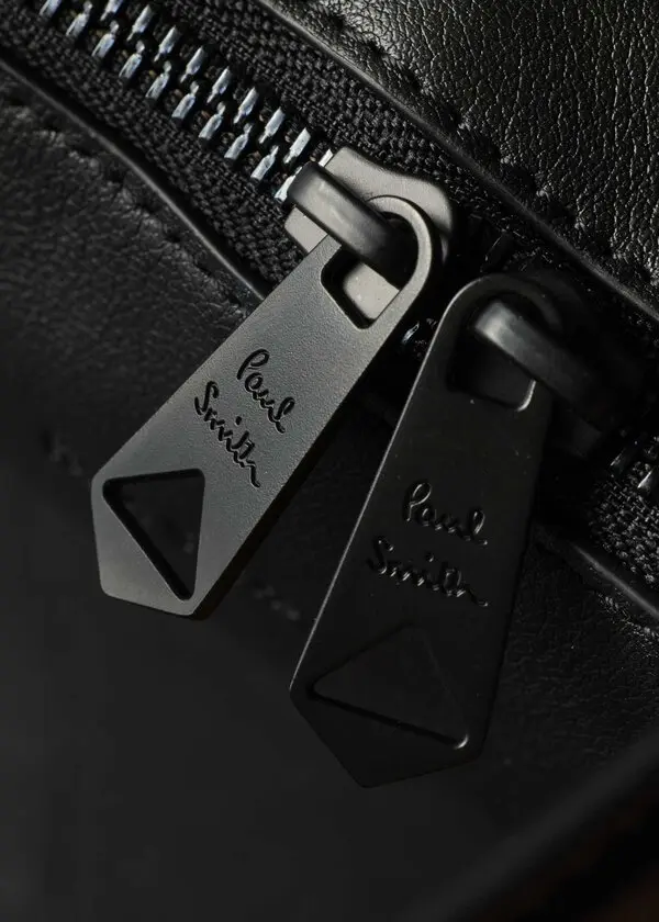 Paul Smith Hotel Stickers Zip-up Briefcase