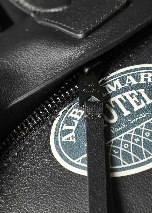 Paul Smith Hotel Stickers Zip-up Briefcase