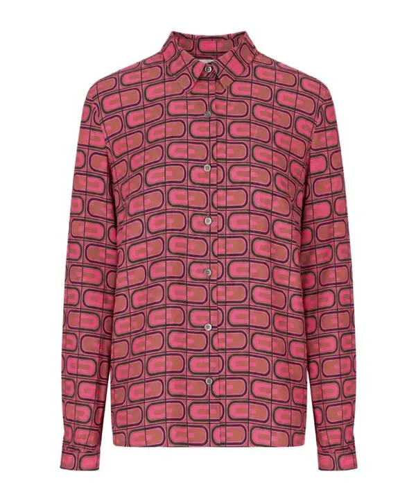 LAURA URBINATI Printed Long-sleeved Shirt