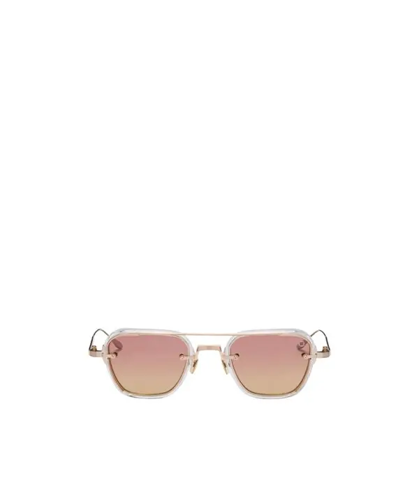 AKONI Jura Pilot-frame Sunglasses - Brown