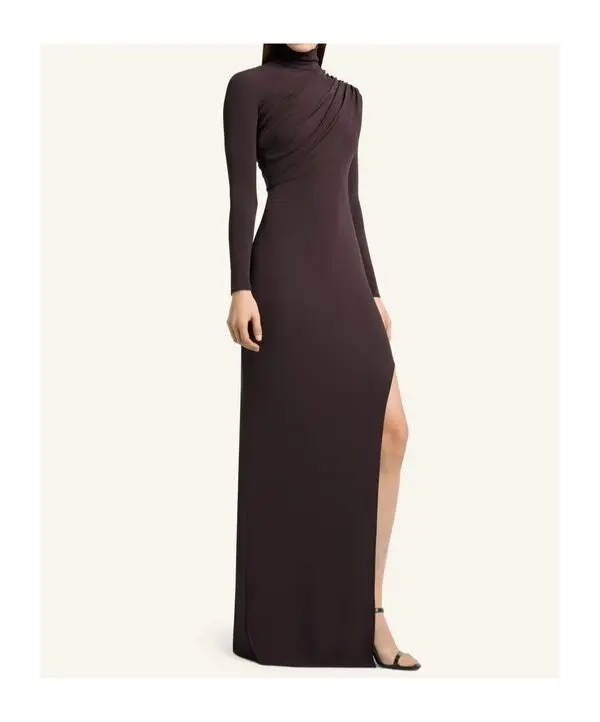 COURREGES Twist-detail Jersey Maxi Dress