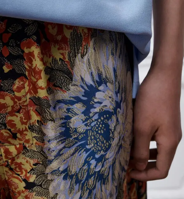 Dior Byzance Jacquard Floral Shorts
