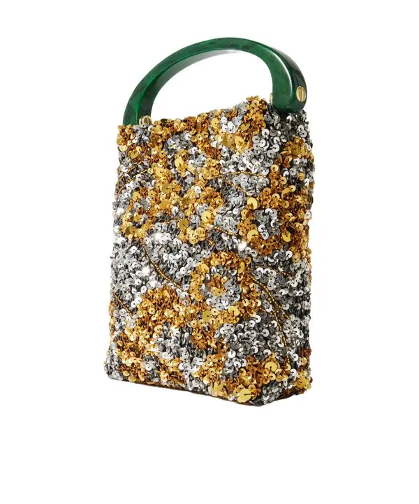 Dries Van Noten Fully Covered With Gold-silver Sequins - No