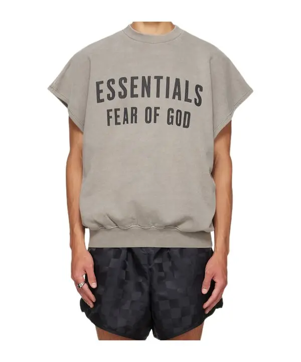 Fear Of God Short-sleeved Sweatshirt - Grey