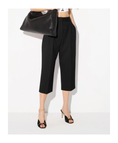 Elisabetta Franchi Trousers In Gabardine Fabric