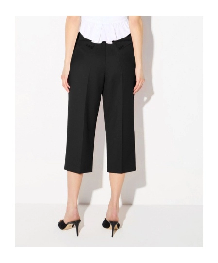 Elisabetta Franchi Trousers In Gabardine Fabric