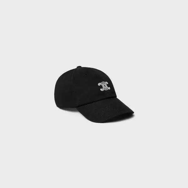 Celine Richelieu Cap In Light Cotton Twill