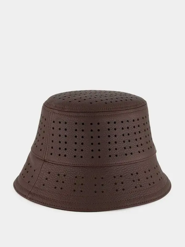 Valentino Garavani Vlogo Signature Perforated Bucket Hat