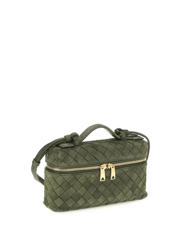 Bottega Veneta Zippered Shoulder Bag - Green