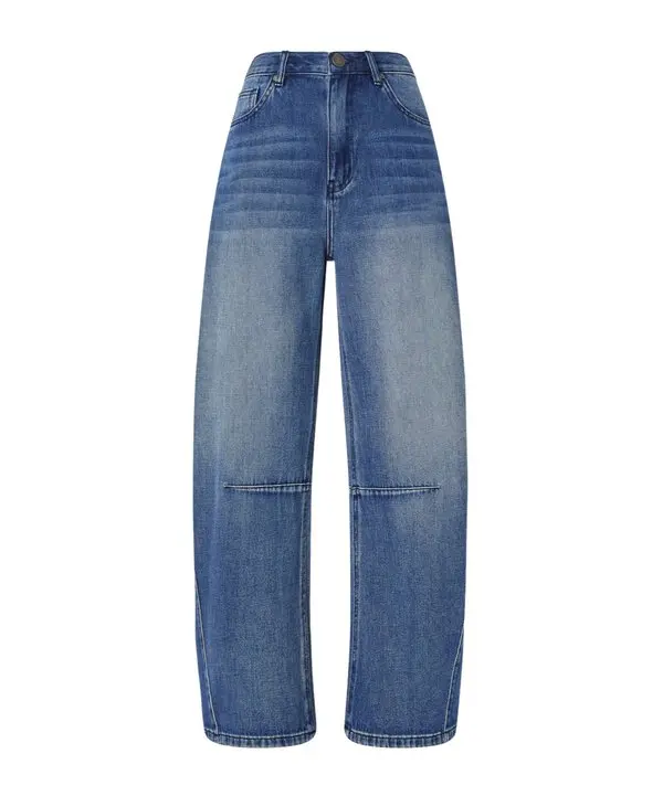 Pinko Faded Panelled Jeans - Blue
