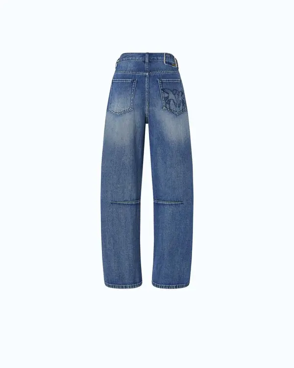 Pinko Faded Panelled Jeans