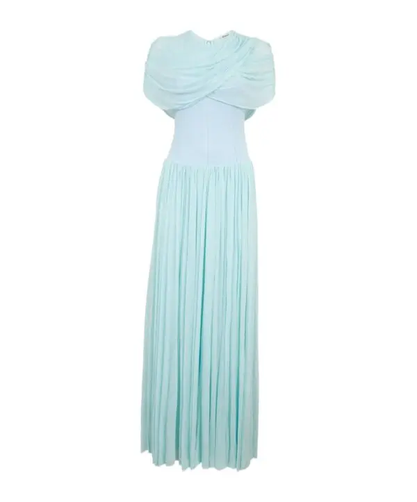 Simkhai Pleated Dress - Blue