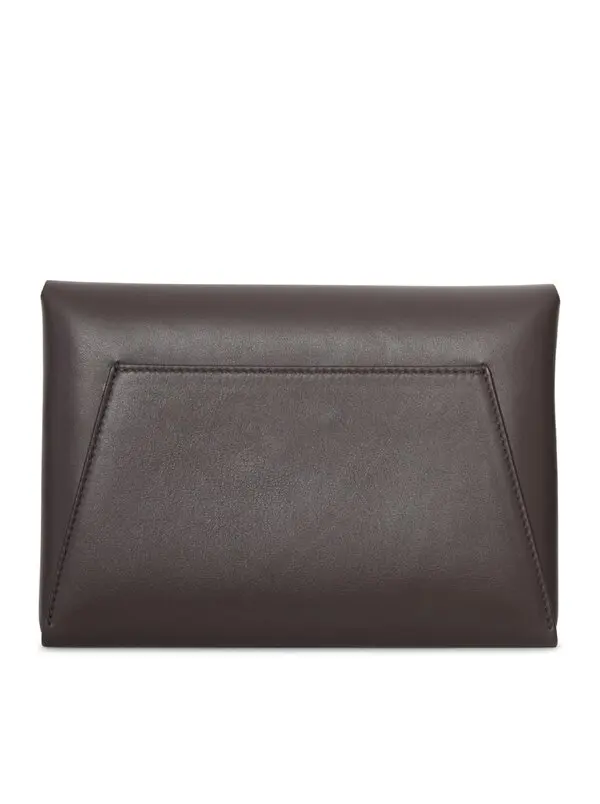 Brunello Cucinelli Leather Clutch Bag - Brown