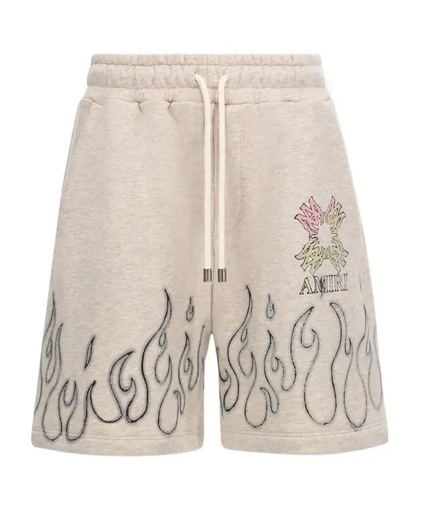Amiri Flame Logo Shorts