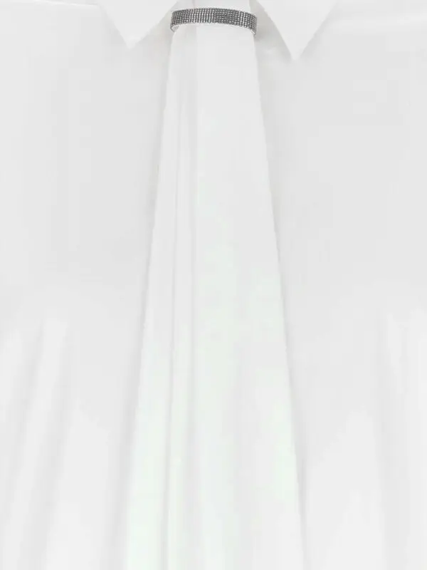 Brunello Cucinelli Monili Embellished Button-down Shirt