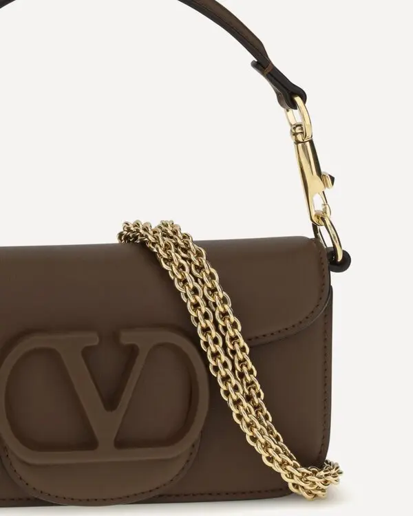 Valentino Garavani Locò Mini Shoulder Bag - Brown