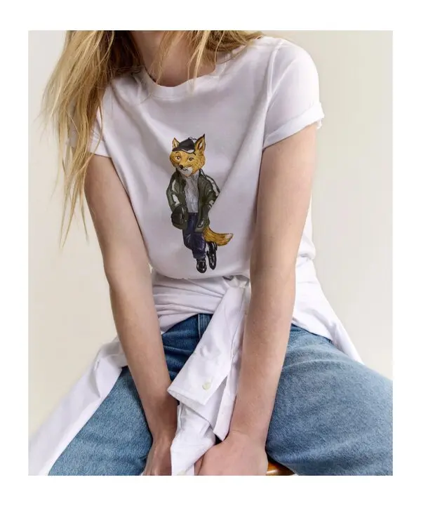 Maison Kitsuné Weekend Fox Regular-fit T-shirt