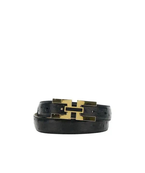 Elisabetta Franchi Logo Buckle Belt