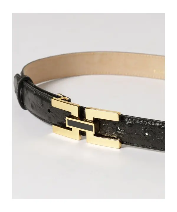 Elisabetta Franchi Logo Buckle Belt