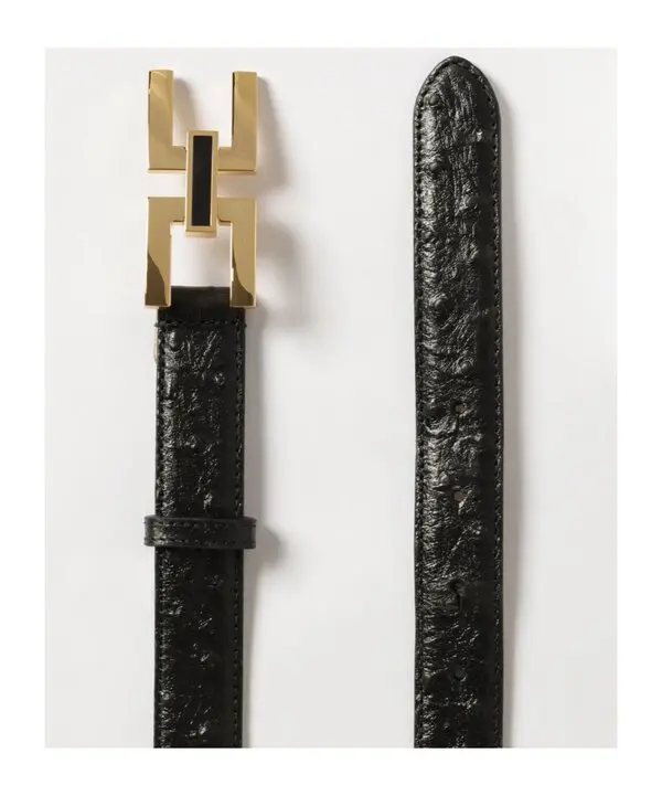 Elisabetta Franchi Logo Buckle Belt
