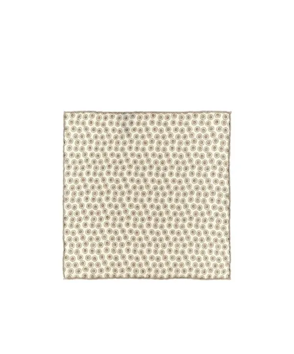 Brunello Cucinelli Polka-dot Pocket Square - Beige