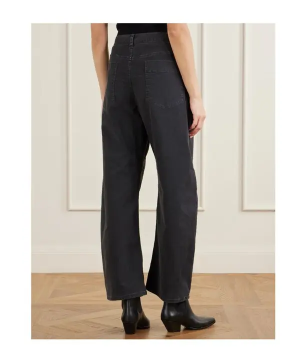 NILI LOTAN Wide Leg Trousers With Belt Loops