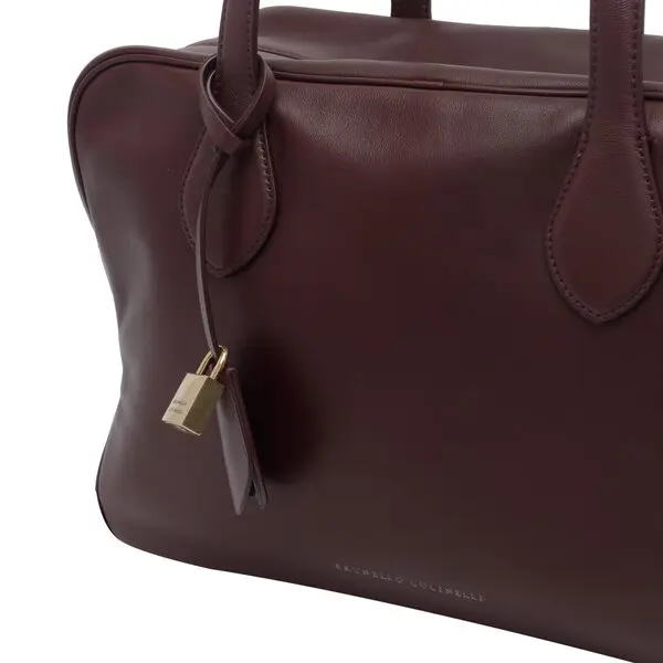 Brunello Cucinelli Ruby Padlock Tote Bag - Black