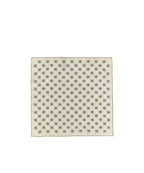 Brunello Cucinelli Reversible Pocket Square - Nude