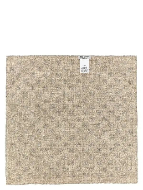 Brunello Cucinelli Reversible Pocket Square