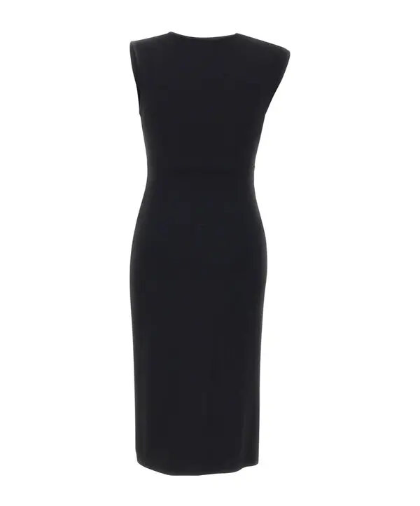 KAOS Draped Wrap Midi Dress