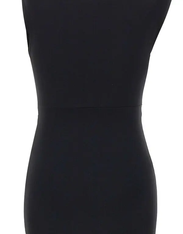 KAOS Draped Wrap Midi Dress